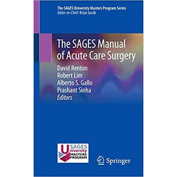 The Sages Manual of Acute Care Surgery