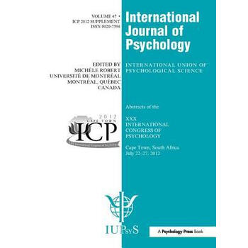 XXX International Congress of Psychology: Abstr