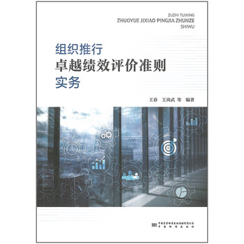 2022新书 组织推行卓越绩效评价准则实务 中国标准出版社