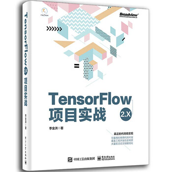 TensorFlow2 X项目实战 李金洪 电子工业出版社【正版图书】