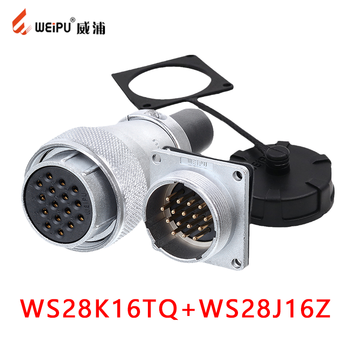 磊福威浦WEIPU 航空插头led显示屏插头WS28【2芯-35芯】TQ母头+Z公座 16芯 插头插座整套【图片 价格 品牌 报价】-京东