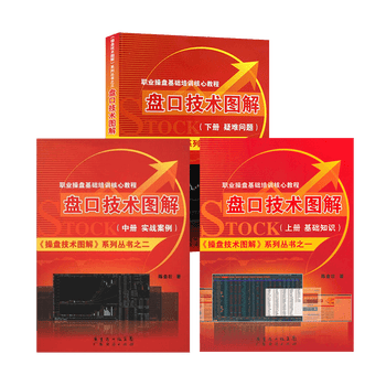 现货3本装 盘口技术图解上册基础知识+盘口技术图解中册实战案例+盘口技术图解下册疑问解答 陈金壮