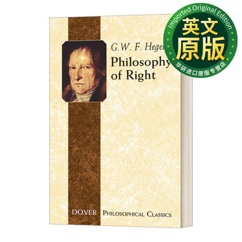 华研原版 Philosophy of Right 权利法哲学原理 黑格尔 英文版 进口英语原版书籍 英文原版