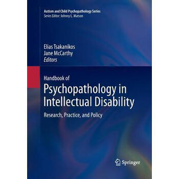 Handbook of Psychopathology in Intellectual Dis