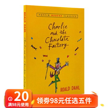 查理和巧克力工厂 Charlie and the Chocolate Factory 英文原版罗尔德