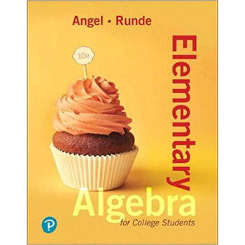 Elementary Algebra for College Students         