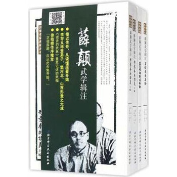 薛颠武学辑注（全四册） 薛颠著，王银辉注 北京科学技术出版社