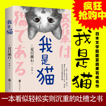 正版我是猫夏目漱石著日本文学三巨匠中文全译本无删减外国文学小说青少年读物外国原版青春文学小说世界经典
