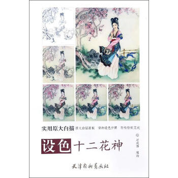 设色十二花神 赵成伟绘 绘画 9787554706251