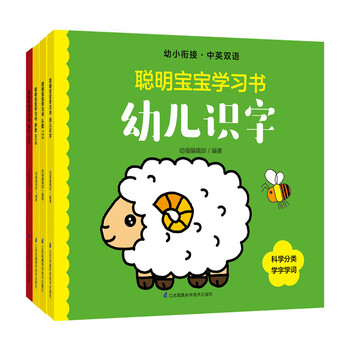 聪明宝宝学习书套装（全4册）中英双语，情境认知，让孩子轻松步入一年级