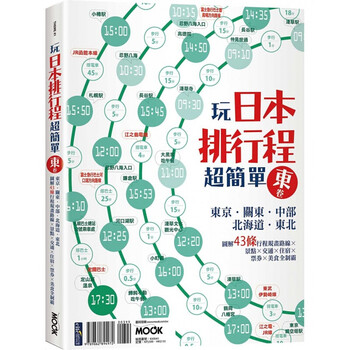 现货台版 玩日本排行程简单东卷东京关东中部北海道东北图解43条旅行路线景点旅游指南旅行