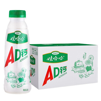 【娃哈哈AD钙奶450ml*15瓶】娃哈哈AD钙奶 含乳饮料 450ml*15瓶整箱装【行情 报价 价格 评测】-京东