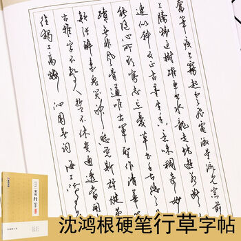 沈鸿根实用行草字帖硬笔行草书法草书字帖公务员学生速成练字帖男女生行草钢笔字帖临摹字帖草体字帖