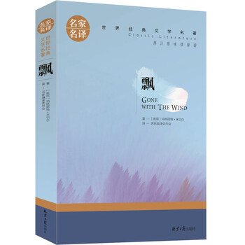 飘 中小学生课外阅读书籍世界经典文学名著青少年儿童读物故事书名家名译原汁原味读原著