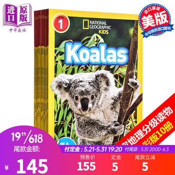 美国国家地理自然与生物Level1 10册National Geographic Readers