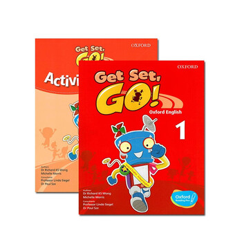 香港牛津幼儿英语 get set go 课本+练习册 幼儿启蒙英语 gsg 3-6岁 可点读 1级别（课本+练习册）