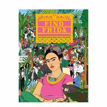 现货Find Frida 寻找弗里达 另类艺术游戏 艺术成人版威利在哪里 英文原版