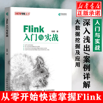Flink入门与实战 大数据技术原理与应用 大数据挖掘Flink大数据项目实战 基础入门教程书籍