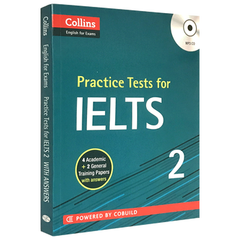 英文原版 Practice Tests for IELTS 2 柯林斯雅思模拟题2 英文版原版考试工