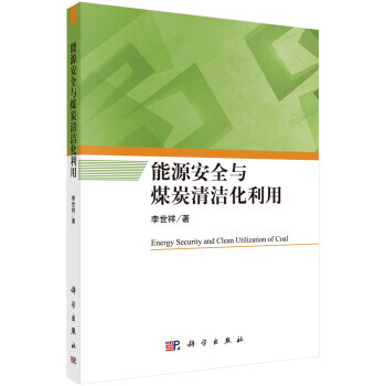能源安全与煤炭清洁化利用 【正版书】