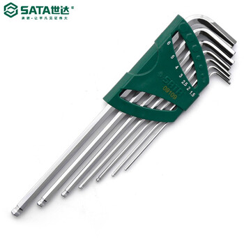 【世达09101】世达SATA 7件特长球头内六角扳手组套 内六方螺丝刀六棱扳手 六角螺丝刀 企业定制 09109【行情 报价 价格 评测】-京东