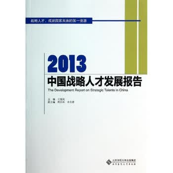 2013中国战略人才发展报告 王建民  书籍