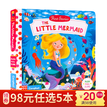 First Stories Busy系列 童话篇 Little Mermaid小美人鱼 英文原版绘本