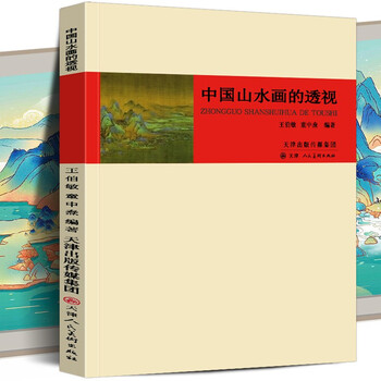 中国山水画的透视 王伯敏 童中焘编著 天津人民美术出版社 山水画绘画透视技法 风景画透视理论书籍基础