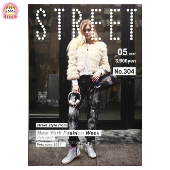 订阅杂志 Street 日本时尚街拍杂志 1年6期 双月刊日文原版
