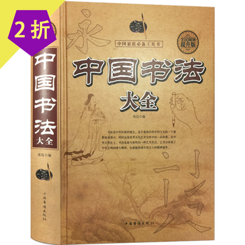 中国书法一点通 颜真卿欧阳询赵孟俯楷书行书草篆隶书毛笔字帖碑帖 楷体狂草大小篆曹全碑字帖毛笔字书法入门教材书籍 中国书法大全（精装）