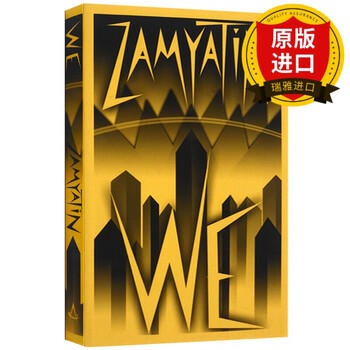 我们 英文原版小说 We 反乌托邦文学 1984 美丽新世界 扎米亚金 英文版进口英语书籍
