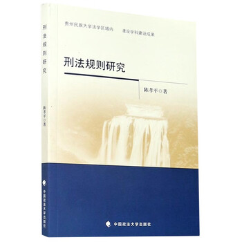 刑法规则研究 陈孝平