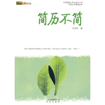 简历不简 叶无开 北京出版社