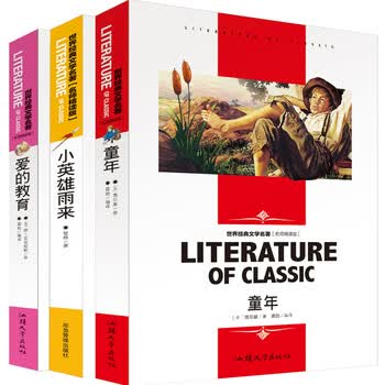 快乐读书吧六年级必读书目(全3册)小英雄雨来 童年 爱的教育 小学生课外阅读世界经典文学少儿名著必读童话故事