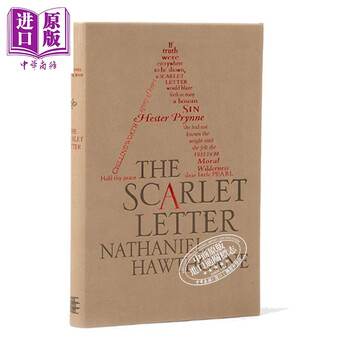 红字 Word Cloud Classics Scarlet Letter 英文原版 Nathaniel Hawthorne