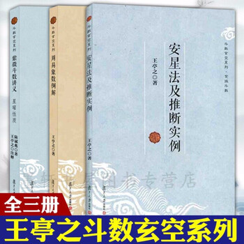 斗数玄空系列（套装共3册）：紫微斗数讲义·星曜性质+安星法及推断实例+周易象数例解     复旦大学