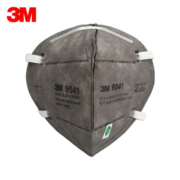 【3M9541】3M 活性炭口罩9541防尘口罩防装修异味防油烟骑行透气男女通用(25只装） 灰色【行情 报价 价格 评测】-京东