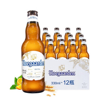 福佳（Hoegaarden） 比利时风味精酿啤酒 福佳白啤酒 330ml*12瓶【图片 价格 品牌 报价】-京东