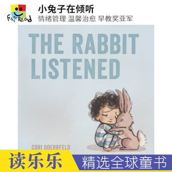 The rabbit listened 小兔子在倾听 情绪管理 温馨治愈 早教奖亚军 英文绘本原版进口儿童图书 英文读物