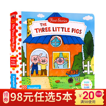 First Stories Busy系列 童话篇The Three Little Pigs三只小猪 