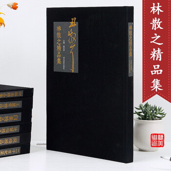 林散之精品集 董宏伟编 河北美术出版社 简体注释旁注 林散之书法集毛笔字帖精装书法作品赏析临摹