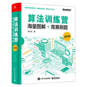 【出版社直供】 算法训练营：海量图解+竞赛刷题（进阶篇）