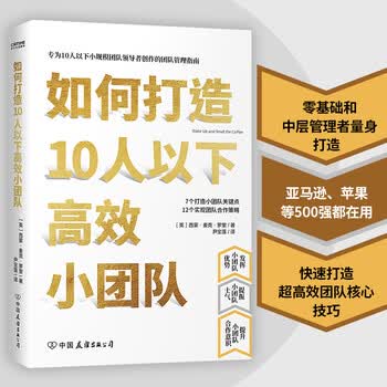 如何打造10人以下高效小团队（专为新晋和中层管理者量身打造的小团队管理实用手册）