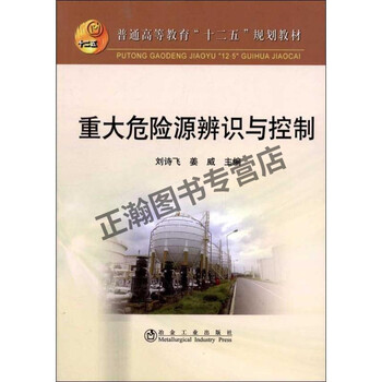 重大危险源辨识与控制刘诗飞 编 