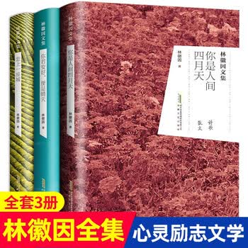 林徽因文集3册全集正版 你是人间四月天 你若安好便是晴天 恋上一座城 当代现代散文青春文学畅销小说诗集随笔 林徽因的书籍珍藏