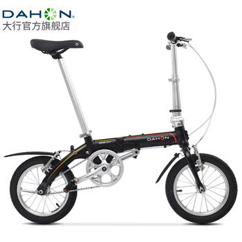 大行（DAHON） 412折叠自行车14英寸单速超轻铝合金学生成人单车DOVE BYA412 黑色【小顺头版】【新款】【图片 价格 品牌 报价】-京东