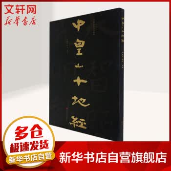 中国石刻书法精粹 中皇山十地经 图书