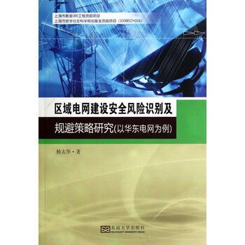 区域电网建设安全风险识别及规避策略研究 杨太华 正版书籍 网