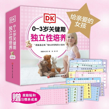 DK 0-3岁关键期独立性培养 : 给亲爱的女孩（套装6册，引导孩子养成如厕吃饭等行为习惯，迈出独立第一步！）