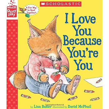 I Love You Because You're You Board book 英文原版 我爱你 因为你是你 进口儿童绘本故事纸板书